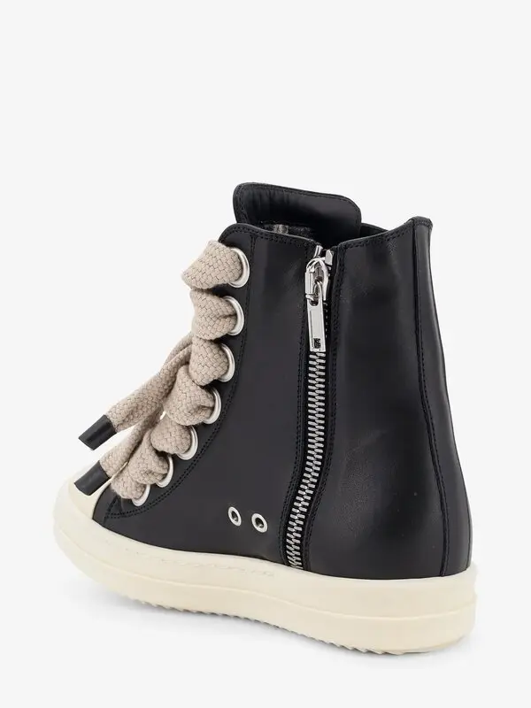 Rick Owens Jumbolace Leather Sneakers