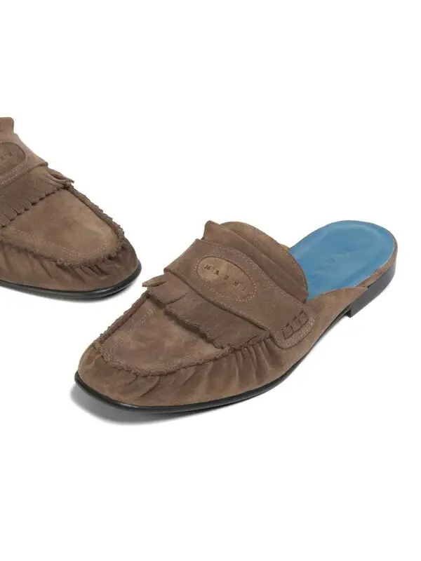Marni Fringed Clogs