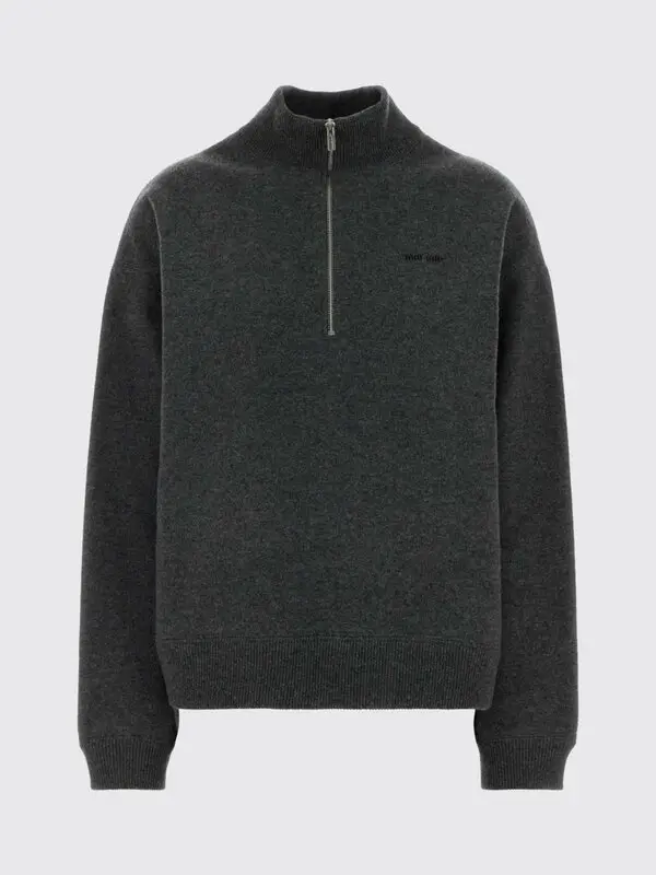Miu Miu Cashmere Pullover With Half Zip