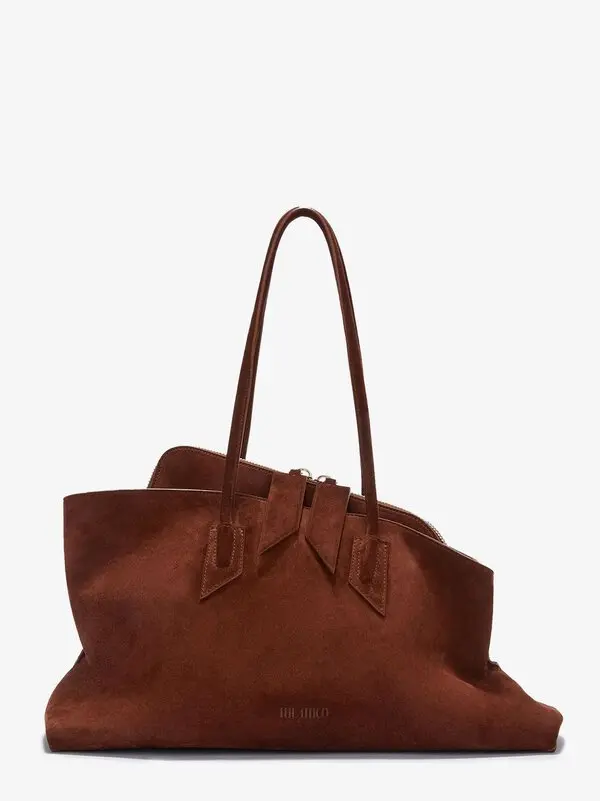 Attico Borsa A Spalla La Passeggiata In Suede - Multicolor