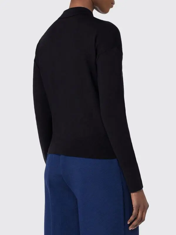 Max Mara Polo Cardigan In Virgin Wool