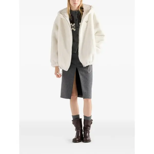 Prada Jackets Faux Fur & Shearling Jackets - Multicolor