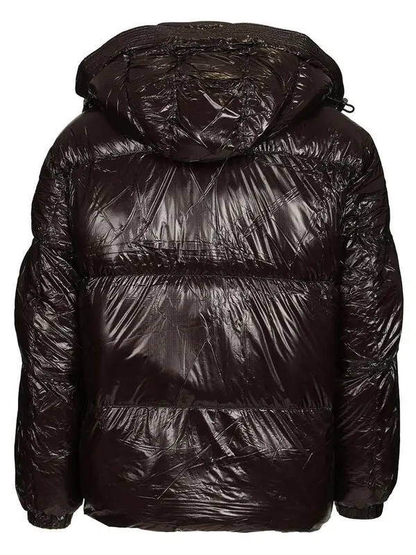 DIESEL® Quilted Taslan Down Jacket With Viraloff® Treatment - Black