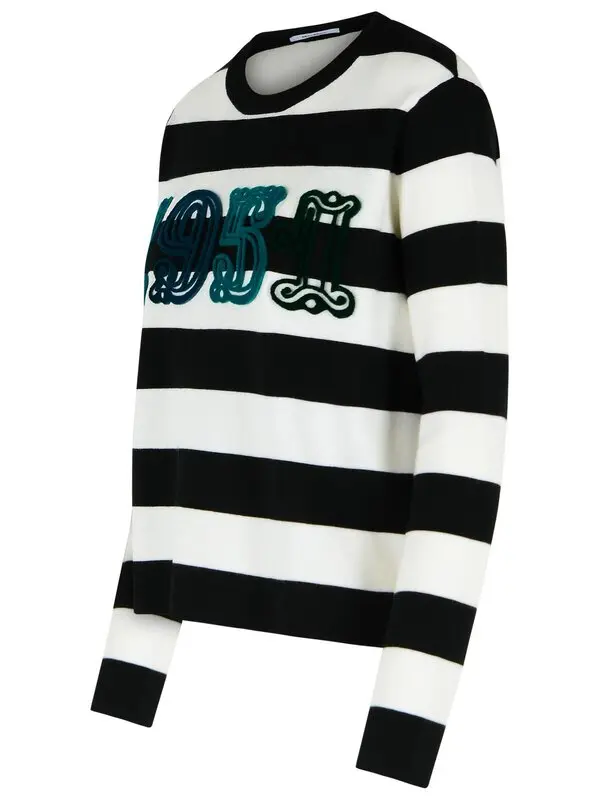 Max Mara Viterbo' Two-tone Virgin Wool Sweater