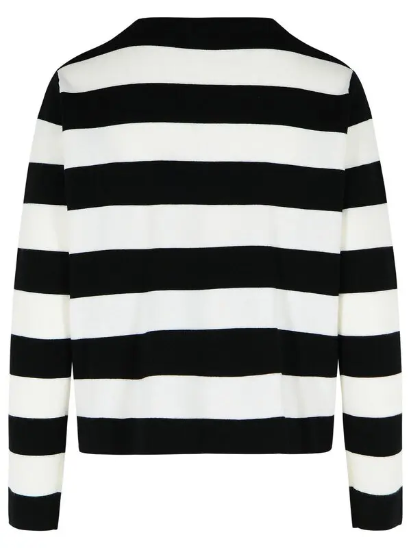 Max Mara Viterbo' Two-tone Virgin Wool Sweater