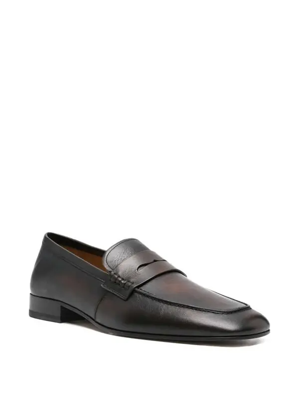 Dries Van Noten Leather Loafers