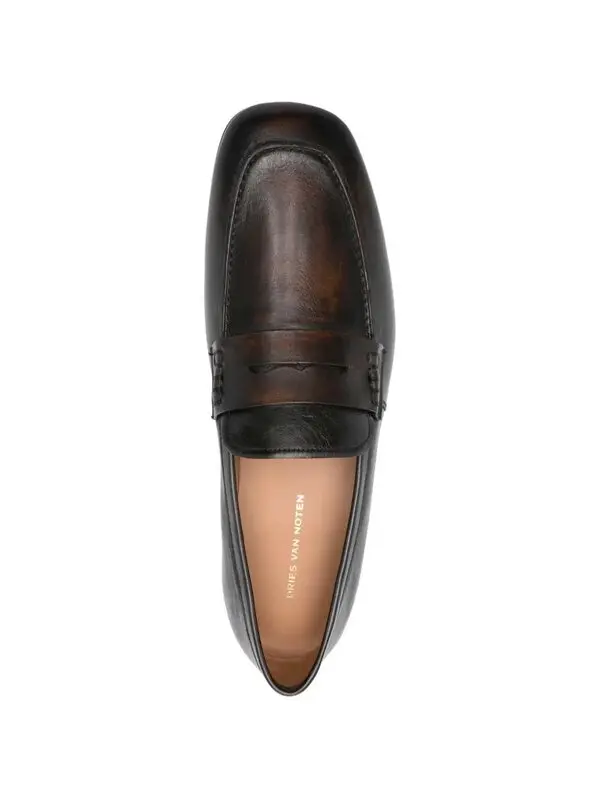 Dries Van Noten Leather Loafers