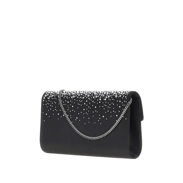 ROGER VIVIER Efflorescence' Satin Pouch With Rhinestones