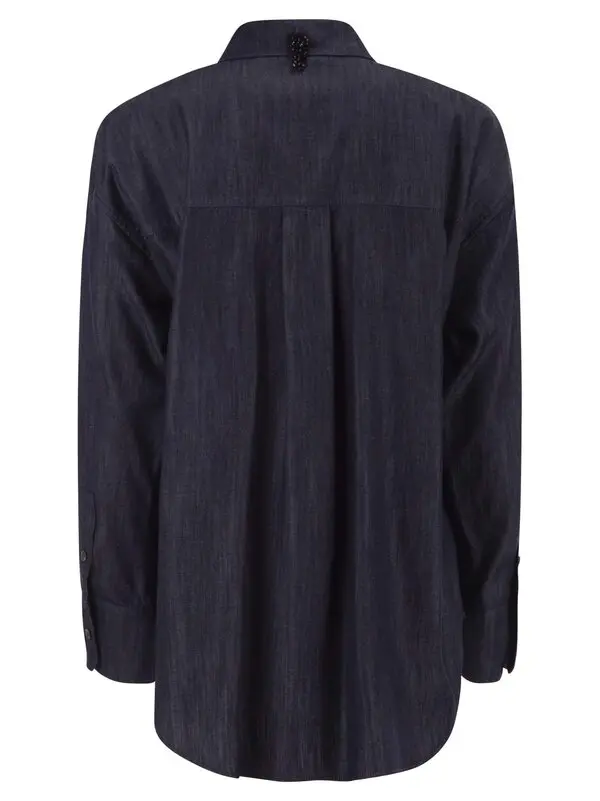 Max Mara Lightweight Denim Shirt - Multicolor