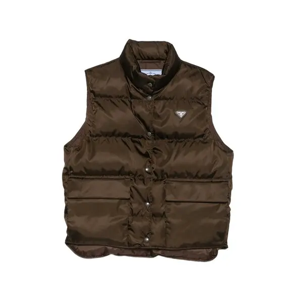 Prada Jackets Waistcoat & Gilets - Brown
