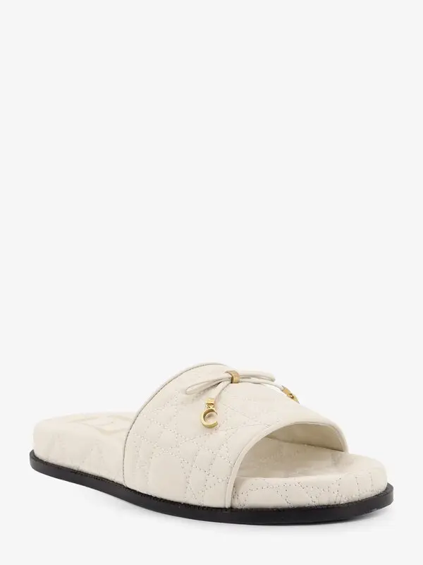 Dior Cannage Quilted Leather Sandals - Multicolor