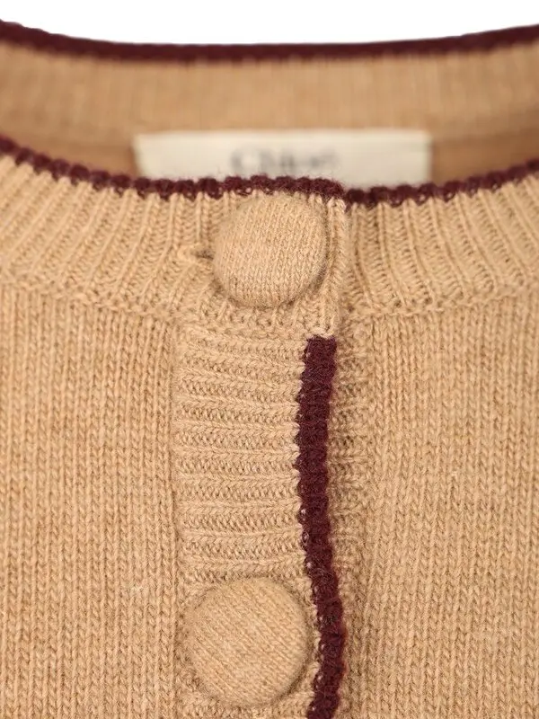 Chloé Fitted Cardigan With Logo
