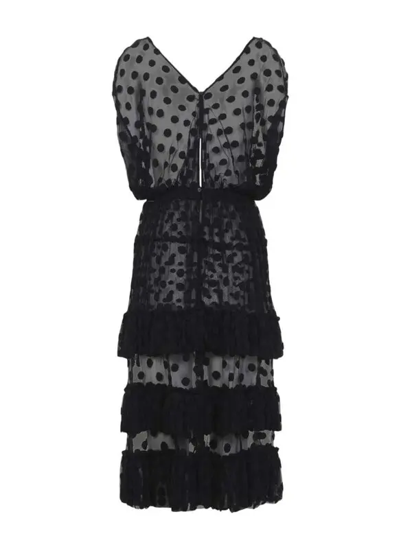 Dries Van Noten Elegant Cotton Dress By - Black