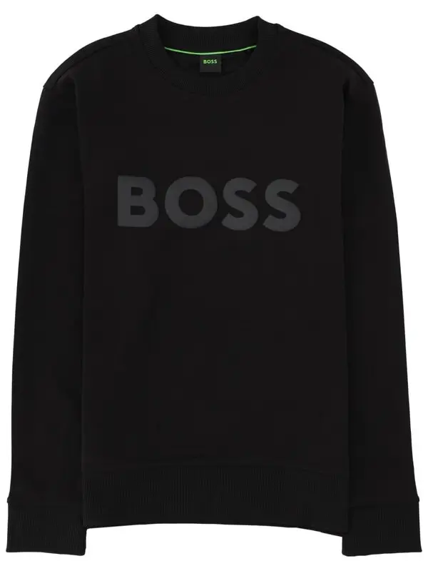 BOSS Sweatshirt With Logo - Black