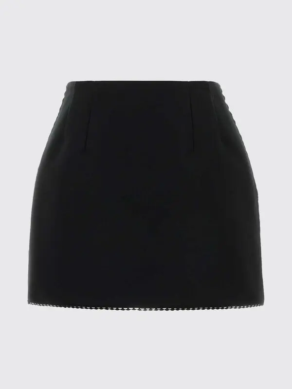 Prada Polyester Blend Mini Skirt - Black