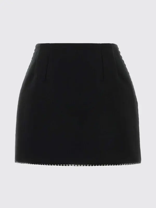 Prada Polyester Blend Mini Skirt - Black