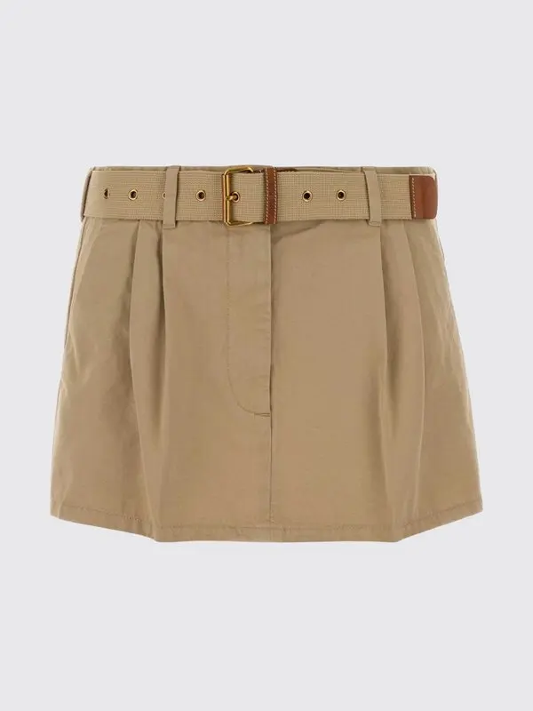 Miu Miu Cotton Mini Skirt