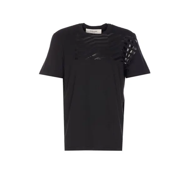 GOLDEN GOOSE Flag Print Journey Regular T-shirt