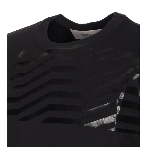GOLDEN GOOSE Flag Print Journey Regular T-shirt