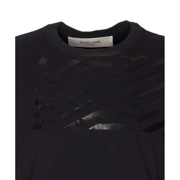 GOLDEN GOOSE Flag Print Journey Regular T-shirt