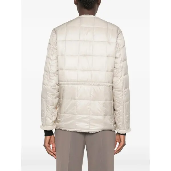 Moncler Neutrals Jackets Faux Fur & Shearling Jackets