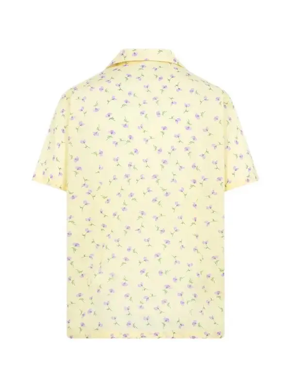 JIL SANDER Short-sleeved Shirt With Floral Print - Multicolor
