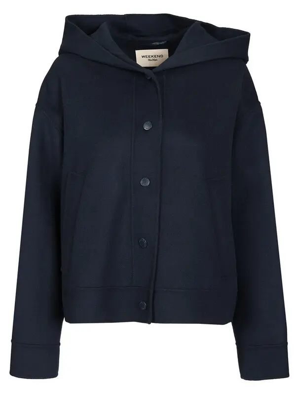 Max Mara Hooded Jacket - Blue
