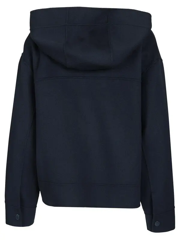Max Mara Hooded Jacket - Blue