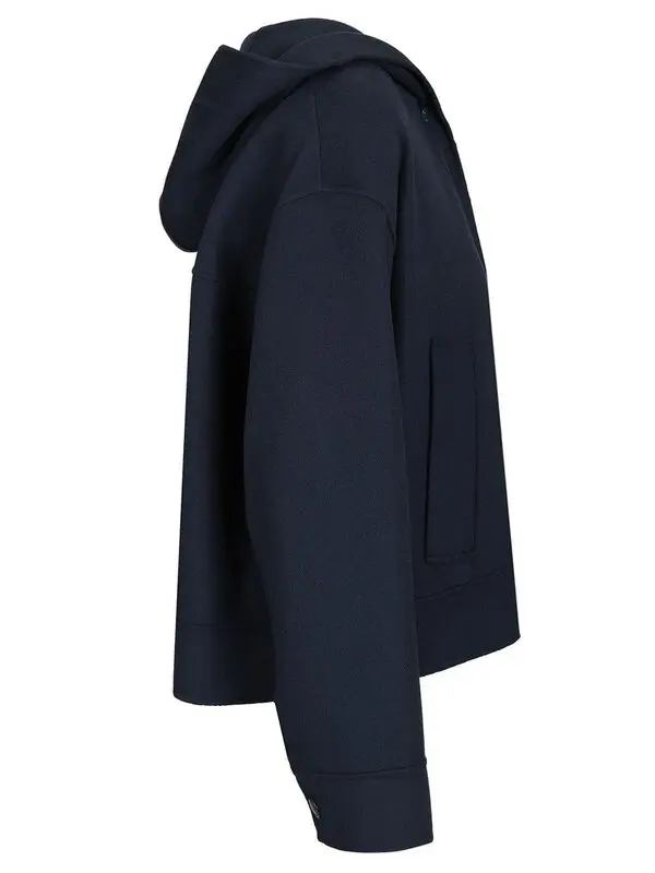 Max Mara Hooded Jacket - Blue