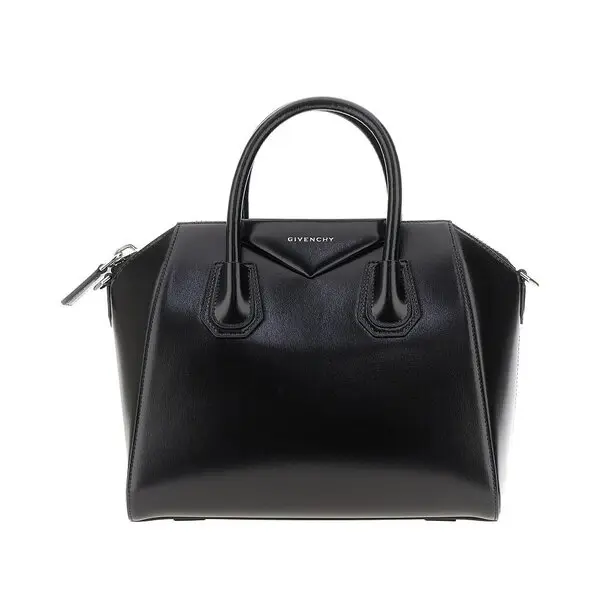 Givenchy Leather Small Antigona Bag - Black