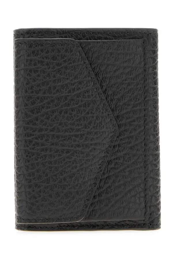MAISON MARGIELA Leather Four Stitches Wallet - Black