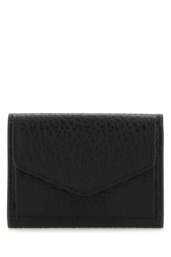 MAISON MARGIELA Leather Four Stitches Wallet - Black