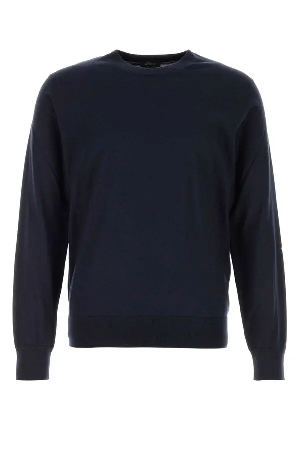 Brioni Midnight Cashmere Blend Sweater