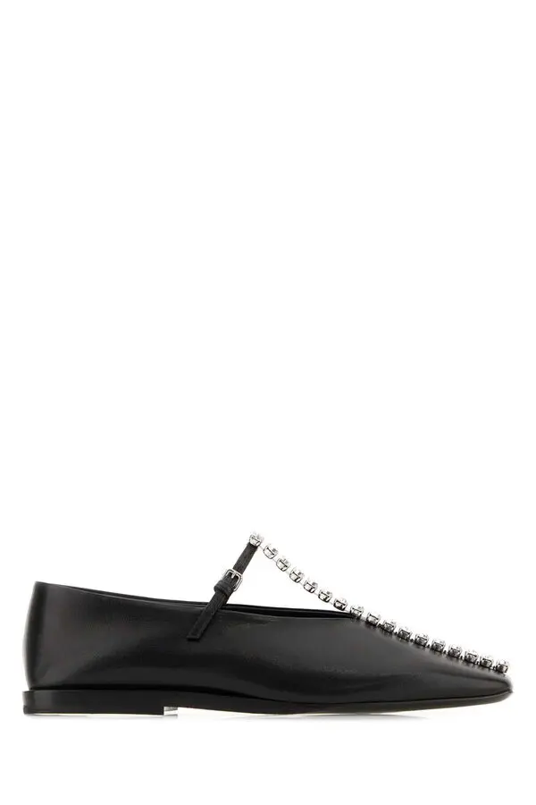 JIL SANDER Leather Ballerinas