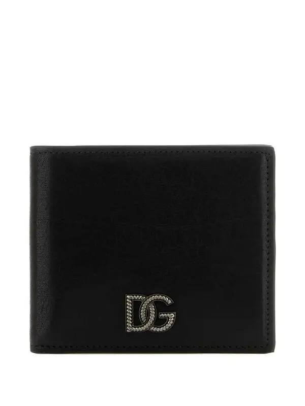 Dolce & Gabbana Tempesta Wallet With Appliqu - Black