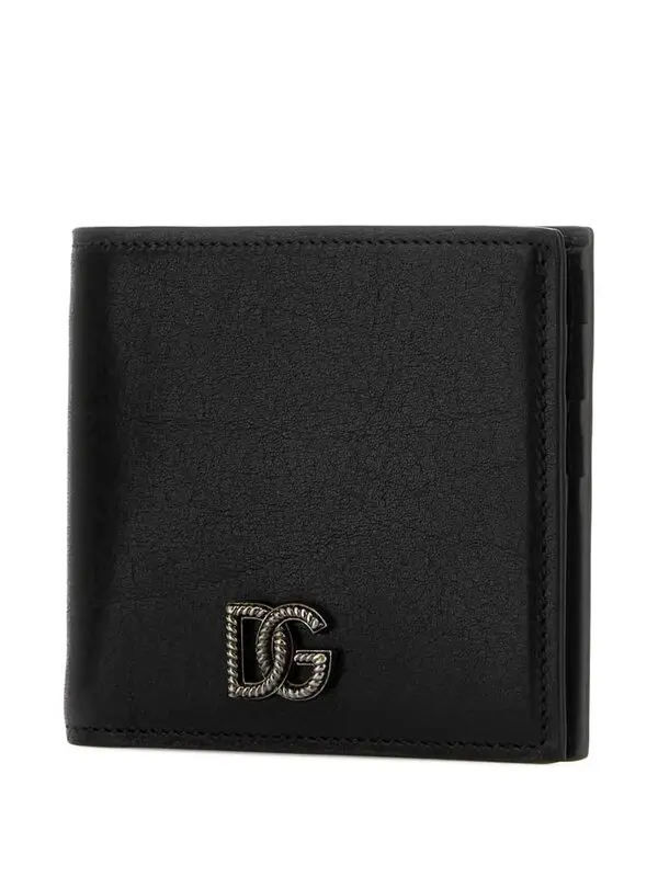 Dolce & Gabbana Tempesta Wallet With Appliqu - Black