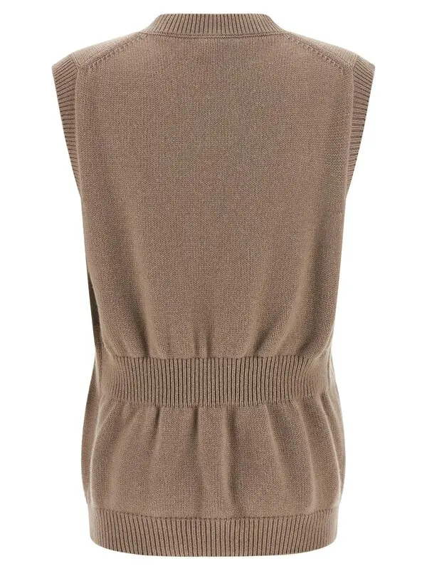 Fendi Cashmere Vest - Cream