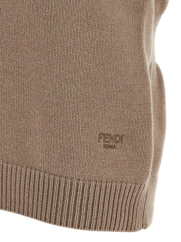 Fendi Cashmere Vest - Cream