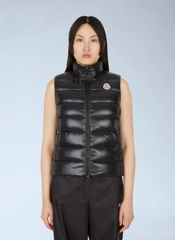 Moncler Ghany Sleeveless Jacket - Black