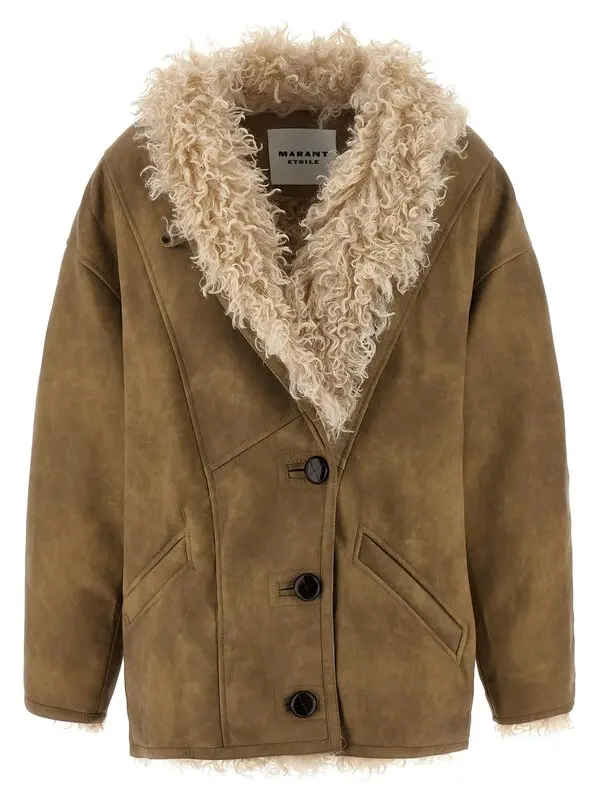Isabel Marant Étoile Marant 'clea' Jacket - Cream