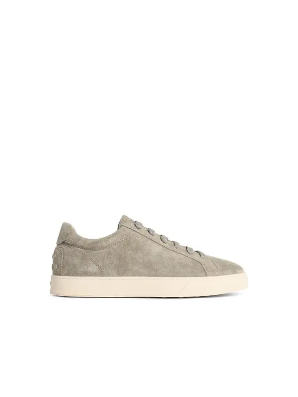 TOD'S Beige Suede Sneakers - Cream