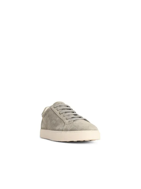 TOD'S Beige Suede Sneakers - Cream
