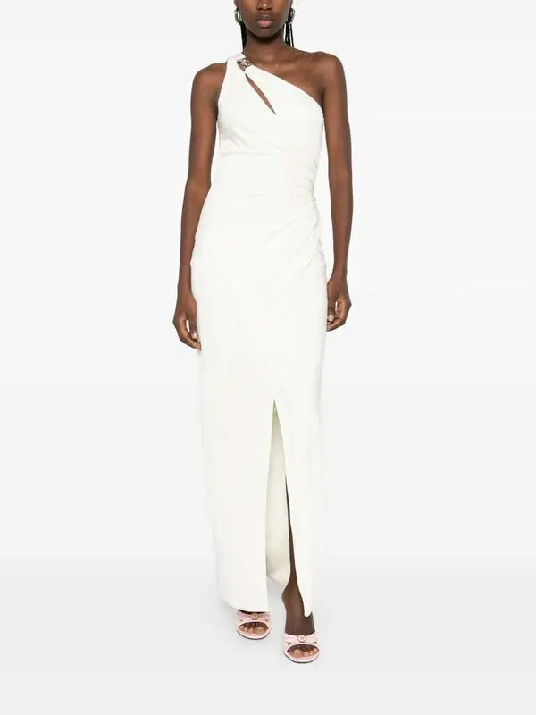 Versace Long One-shoulder Dress