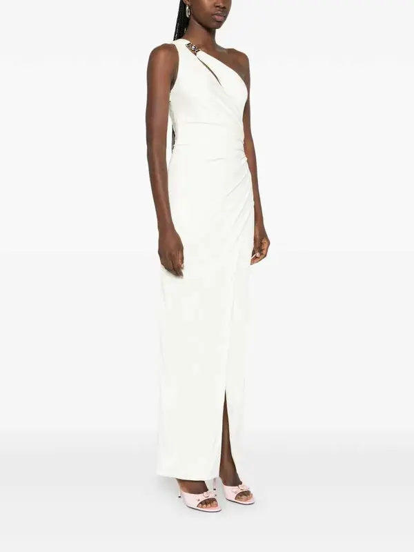 Versace Long One-shoulder Dress