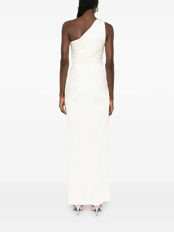Versace One-shoulder Evening Dress