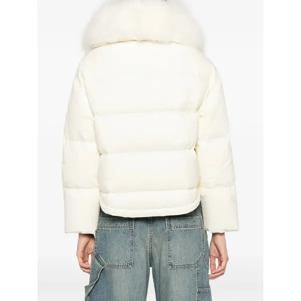 YVES SALOMON Neutrals Jackets Puffer Jackets