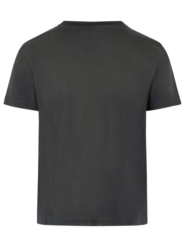 Acne Studios Faded Cotton Blend T-shirt - Black