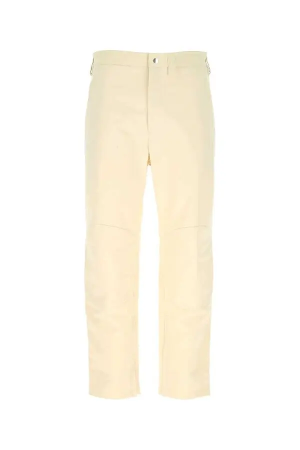 JIL SANDER Ivory Cotton Pant