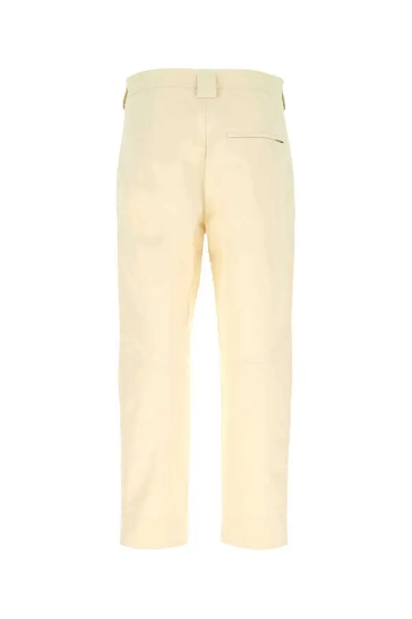 JIL SANDER Ivory Cotton Pant