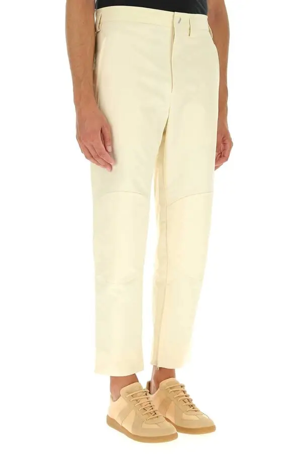 JIL SANDER Ivory Cotton Pant